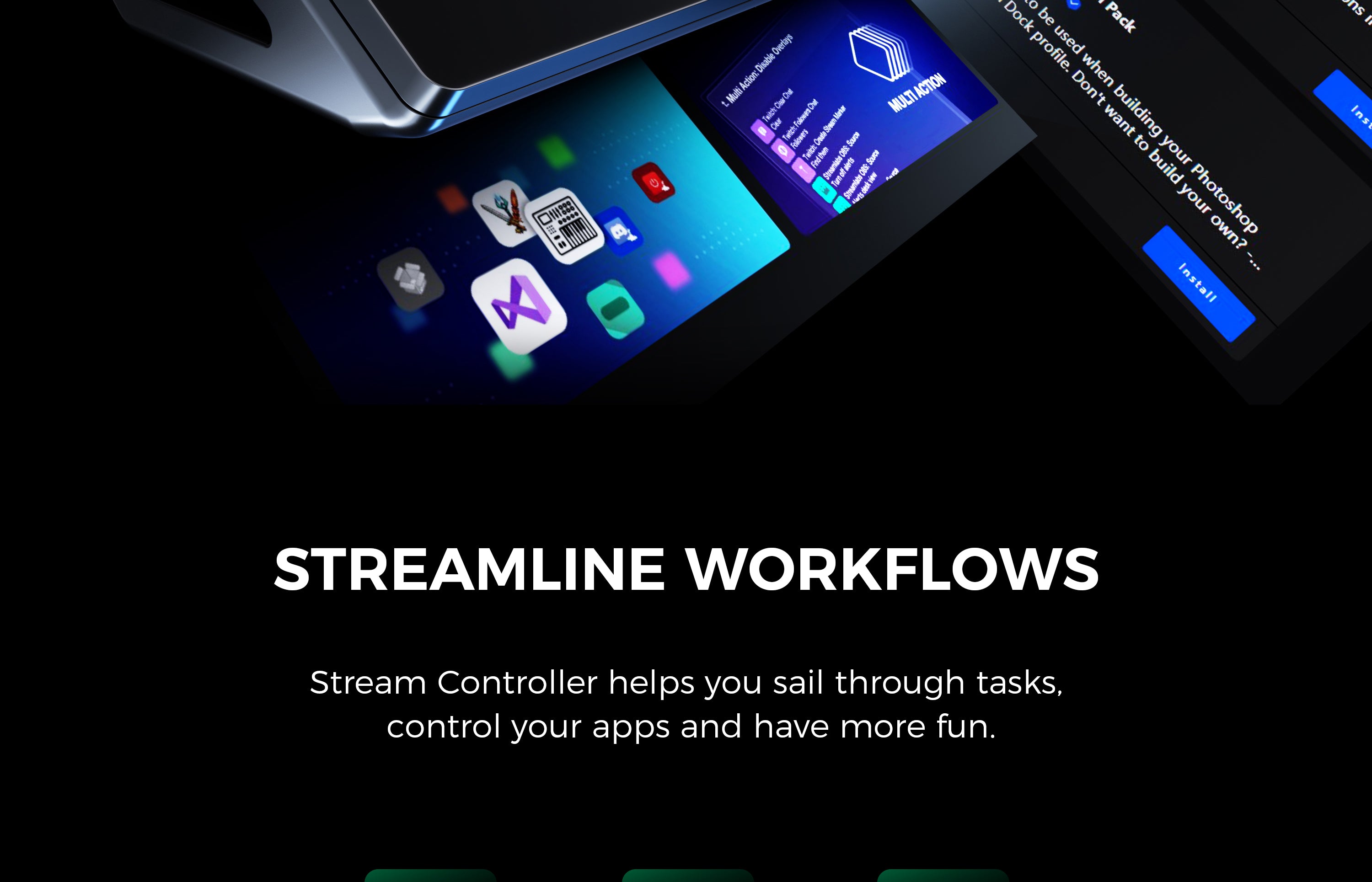 SOOMFON Stream Controller with 15 Macro Keys & Dashboard