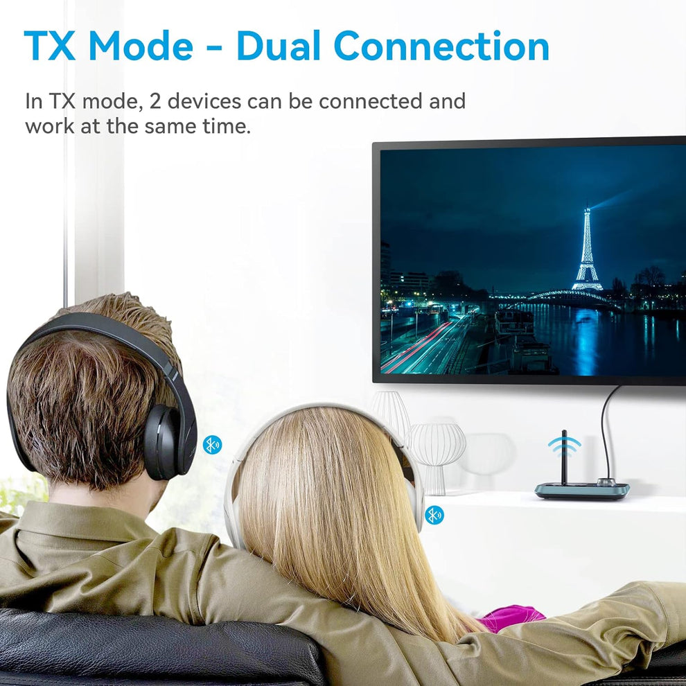 2-in-1 Bluetooth Transmitter and Receiver Optical, RCA, Aux – SOOMFON